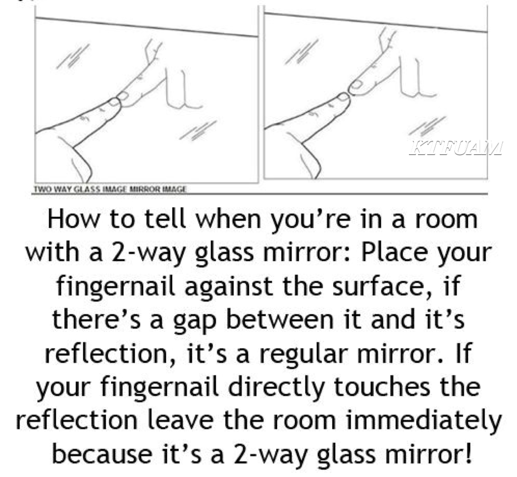 Practical Life Tips For You And Me: #Mirror Vs Two Way #Glass