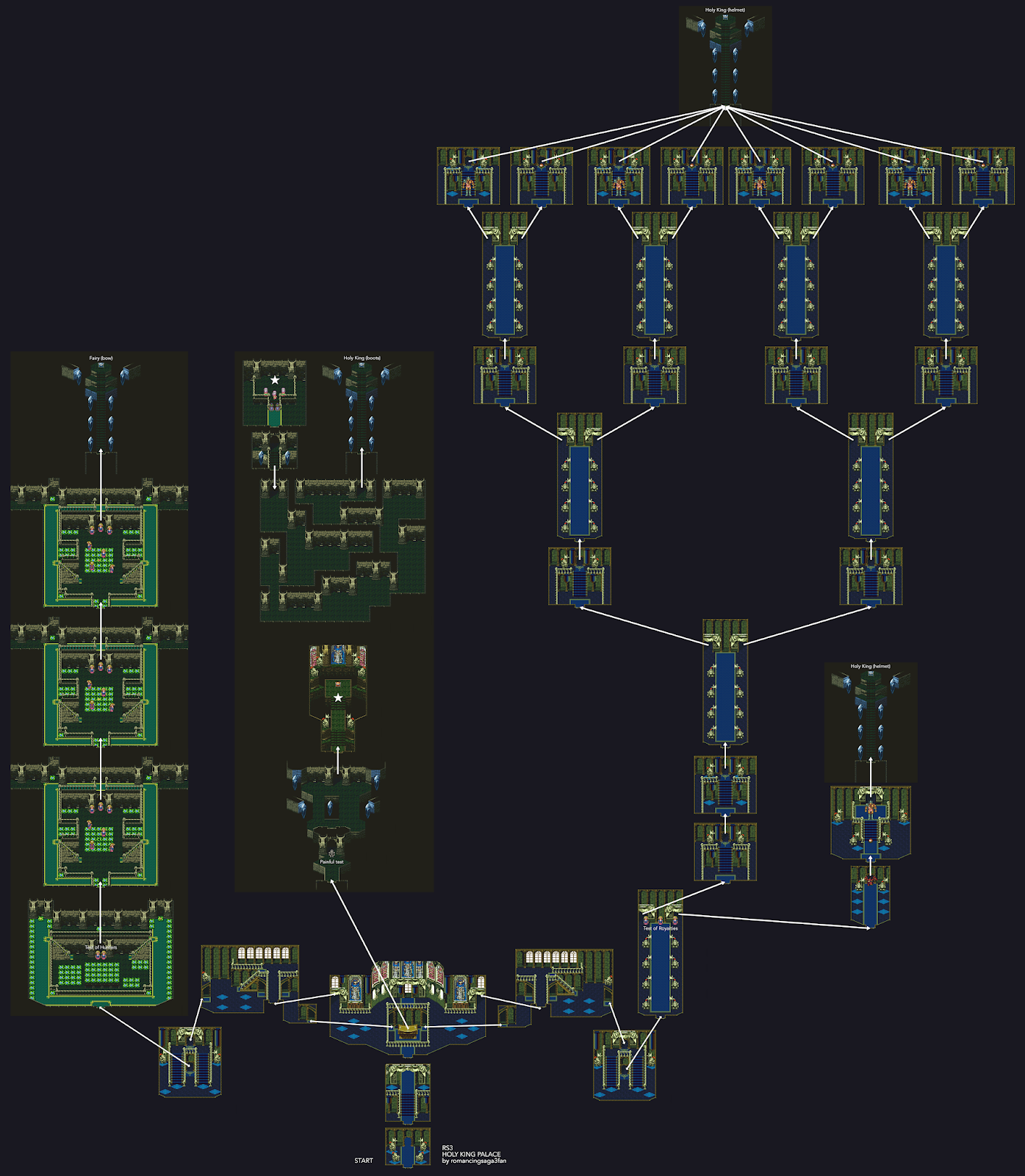 Romancing Saga 3: Maps