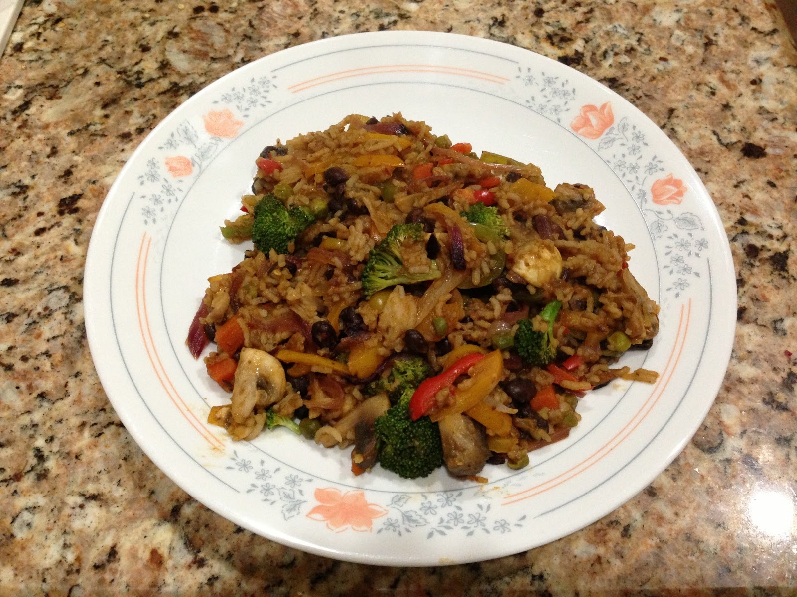 Aditi and Ganesh's Blog: Black Beans Fried Rice