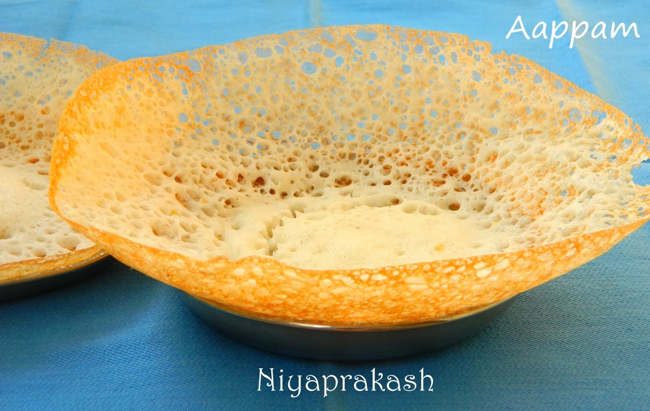 Niya's World: Tamil Style Aappam / Appam