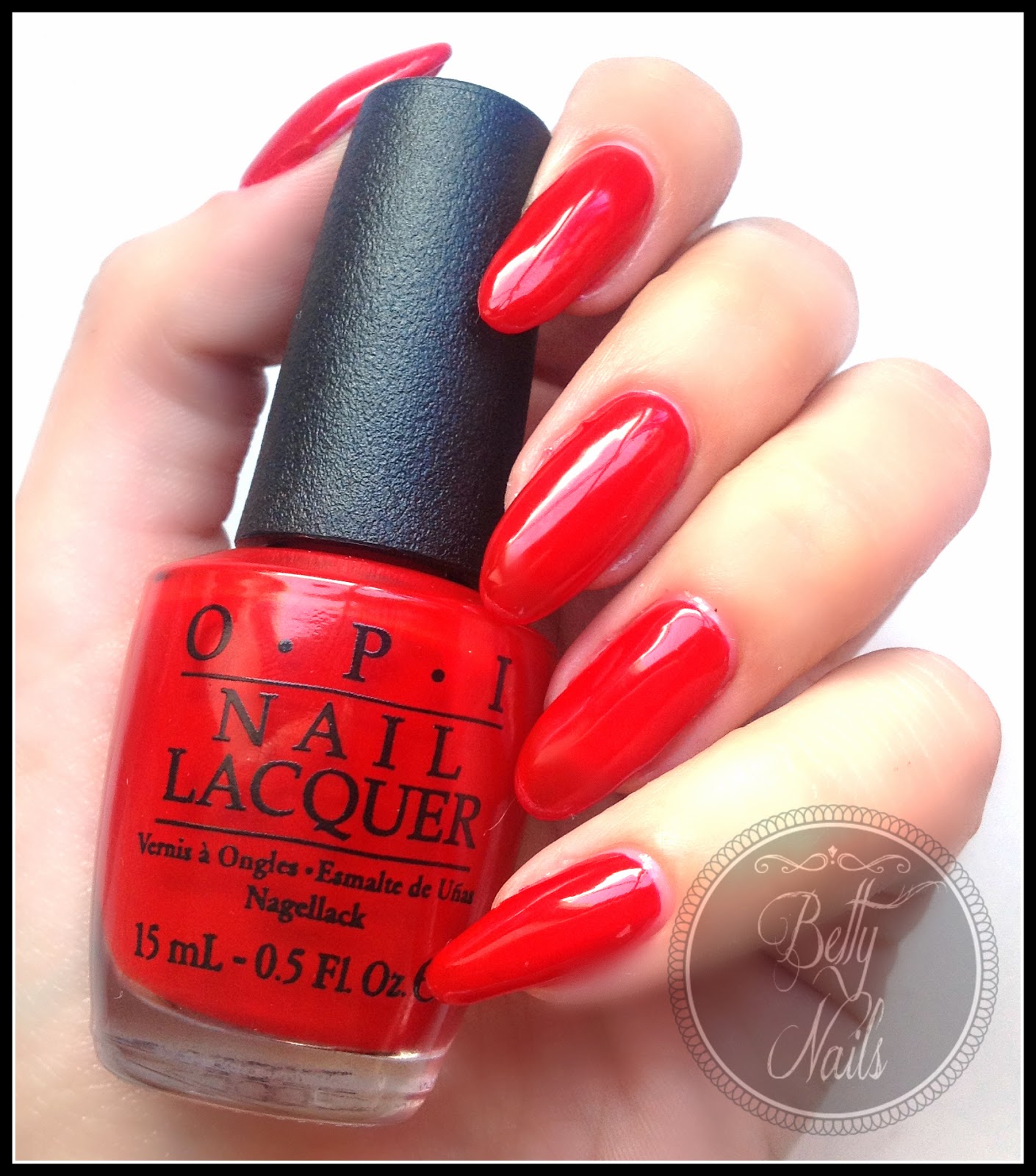 Betty Nails: OPI Red Hot Rio
