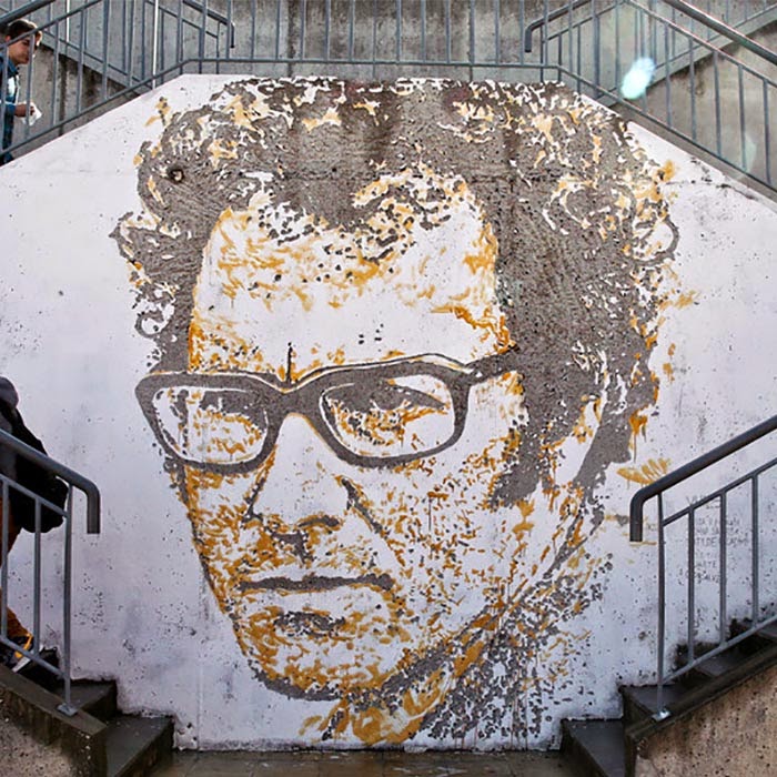 Vhils New Mural - Seixal, Portugal | StreetArtNews | StreetArtNews