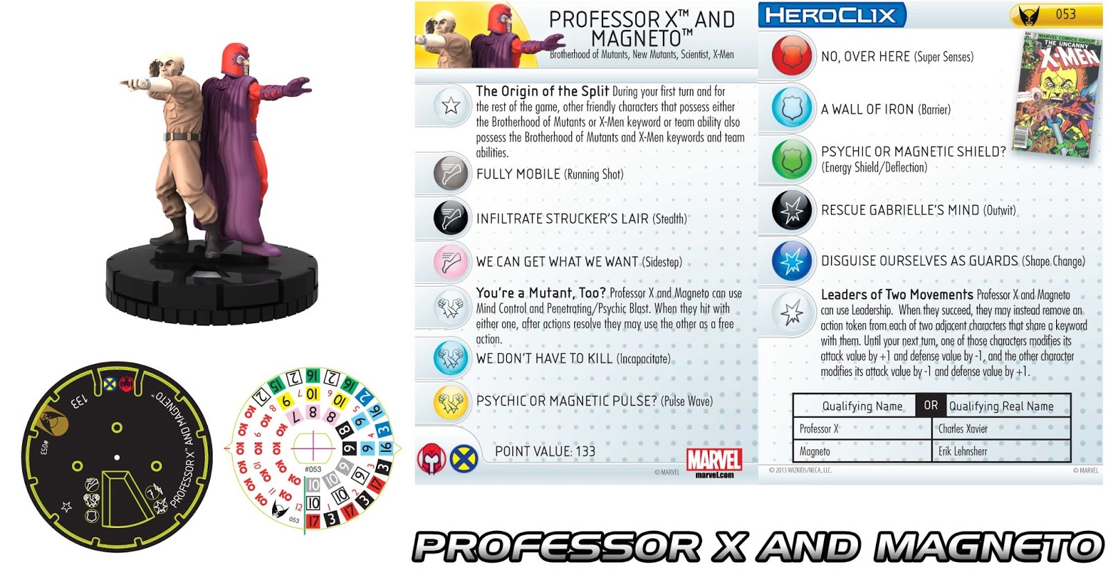 El Mundo de Ebyam: Heroclix, la duo Magneto Xavier
