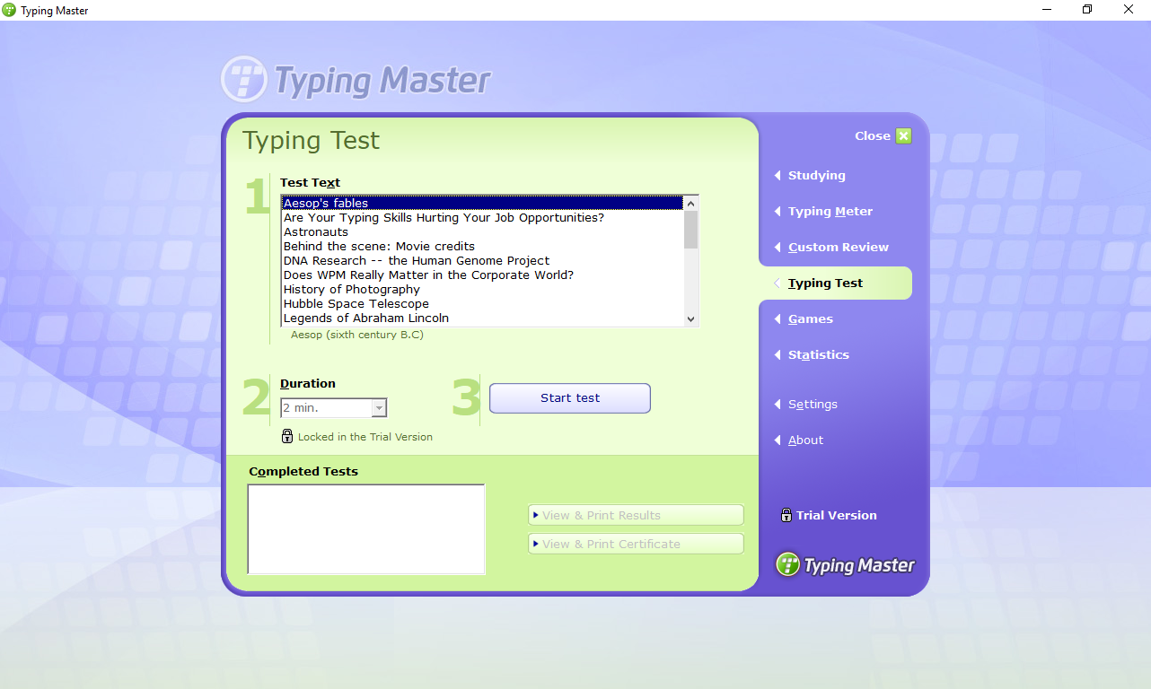 CARA MENGGUNAKAN TYPING MASTER