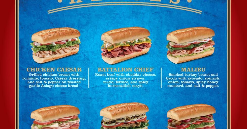 Firehouse Subs -- New Cold Subs