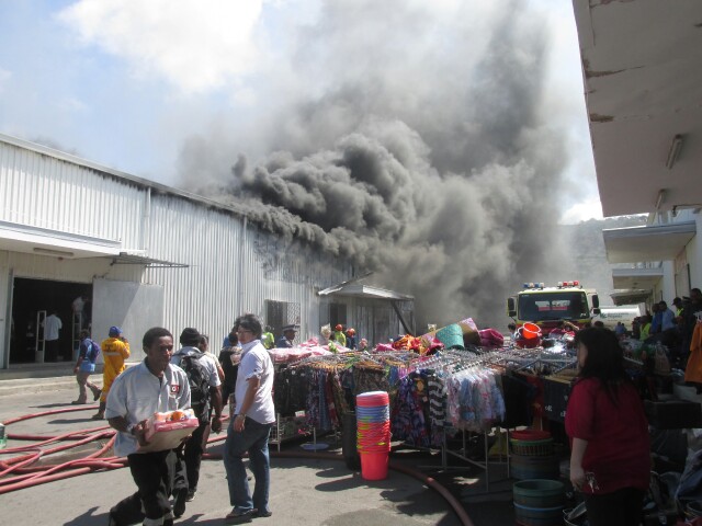 VariView: Shops go up in flames