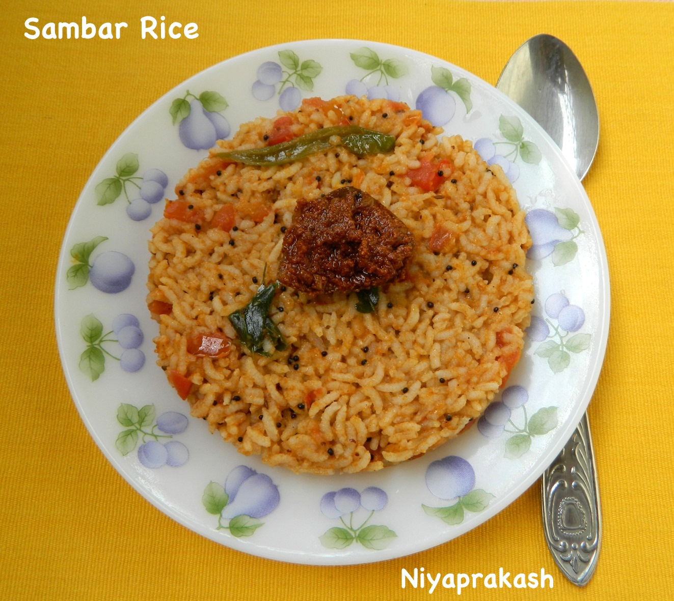 Niya's World: Sambar Rice
