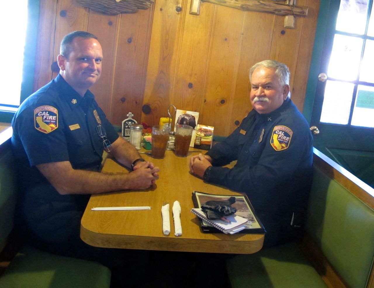 Bicycling the Sierra Cascades: RESCUED BY CAL-FIRE