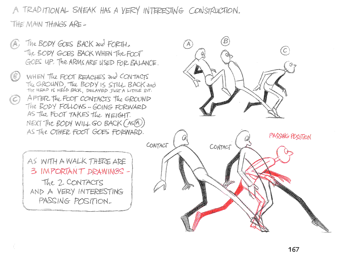Alex — Digital Skills 2: Characterised walk cycle reference and planning