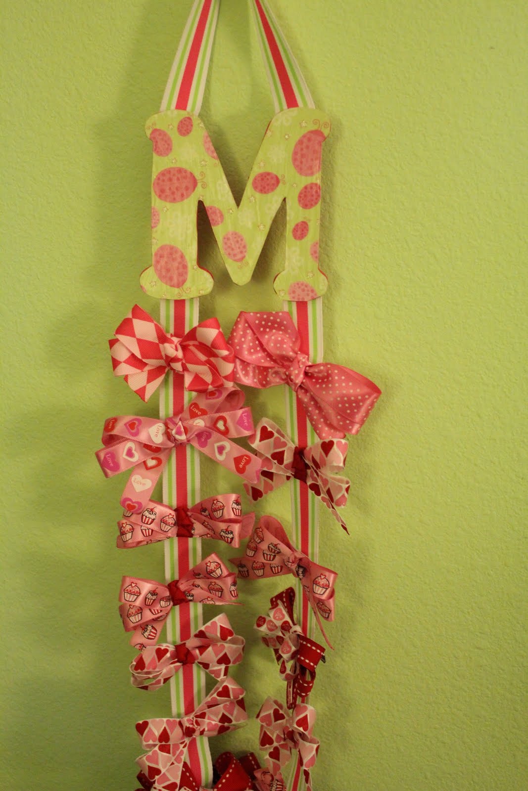 simply made with love: Scrapbook Bow Holder Tutorial