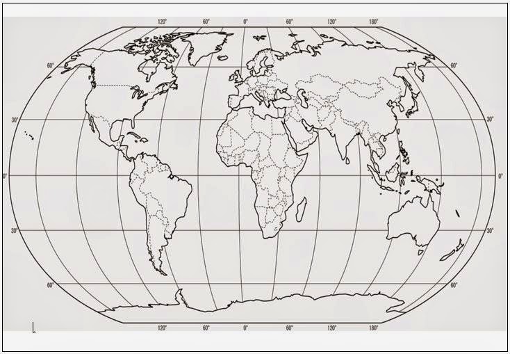Class 9B: Geography FA1 Activity. (World Map)