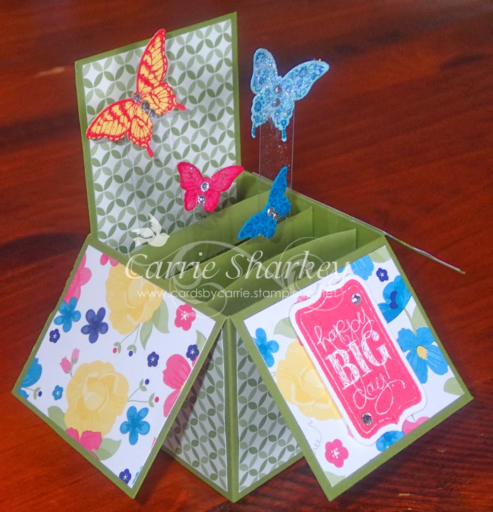 Cards By Carrie: Butterfly Box Card