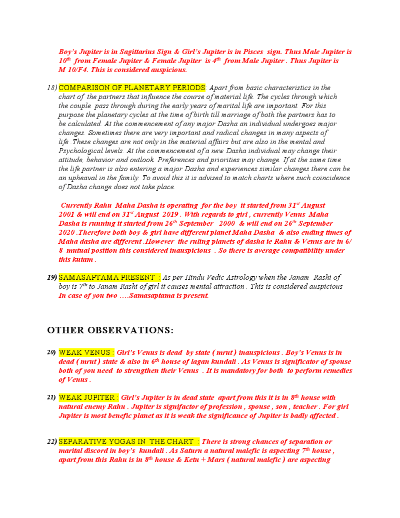 Moksha's New Age Astrology: GUN MILAN -35