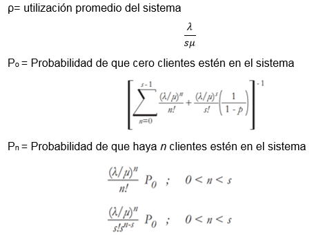 Investigación de Operaciones: 5.4.2 Modelos de Poisson Múltiples servidores