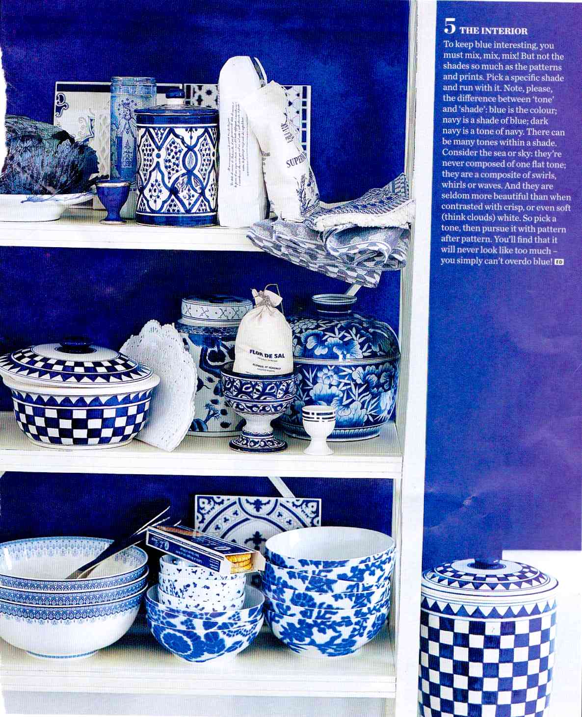 A Library of Design: The Enduring Appeal of Navy Blue