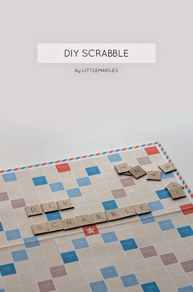 LittleMars - Graphic Design and Handmade: DIY SCRABBLE con imprimible
