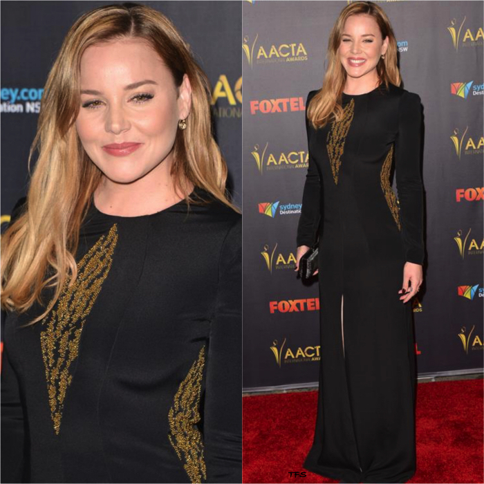 Abbie Cornish in Kayat at the 2016 AACTA International Awards