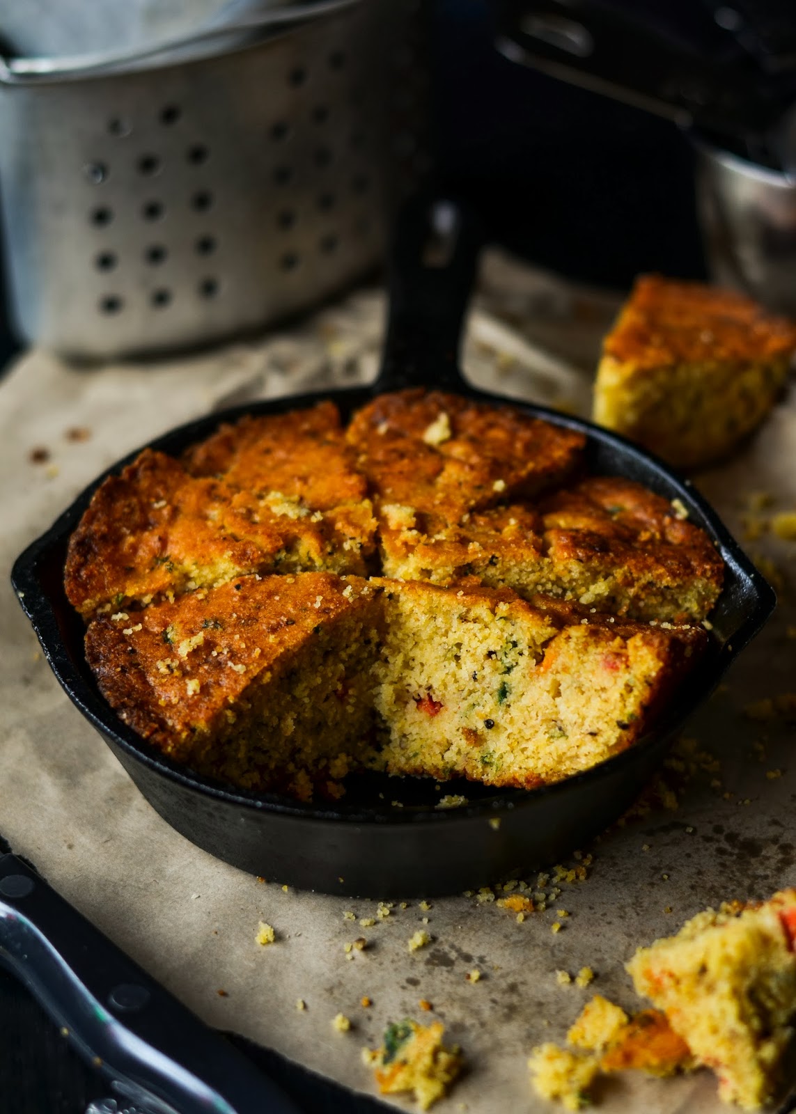 Taste Value /-/ Triple Roasted pepper corn bread Skillet | The ...