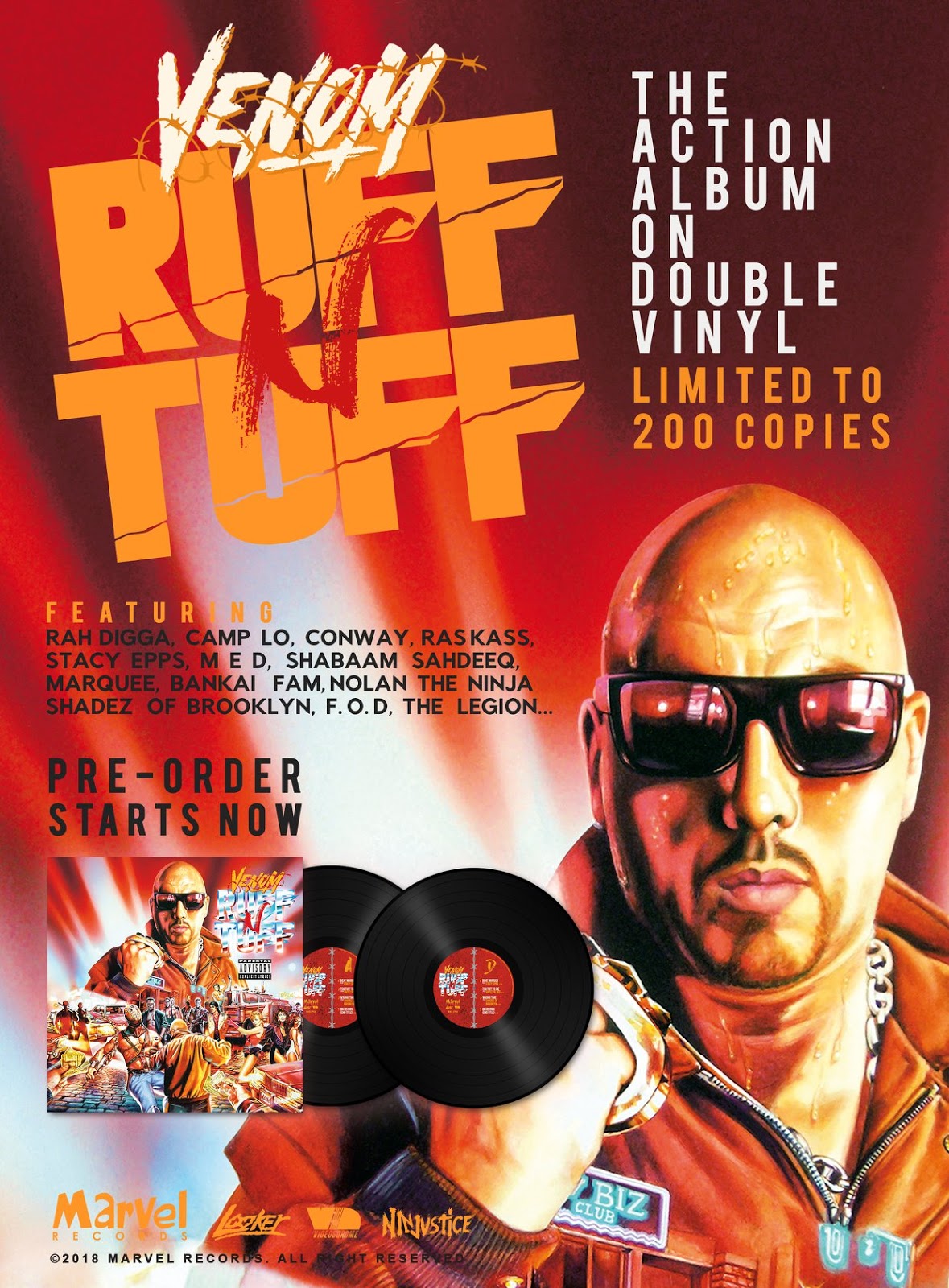 HipHop-TheGoldenEra: Venom - Ruff N Tuff 2xLP - 2018