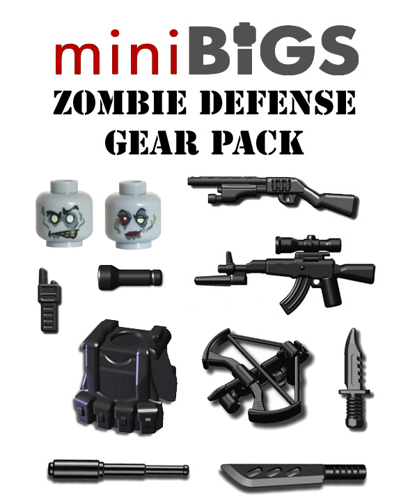 miniBIGS Minifig Blog: NEW! miniBIGS Zombie Defense Pack