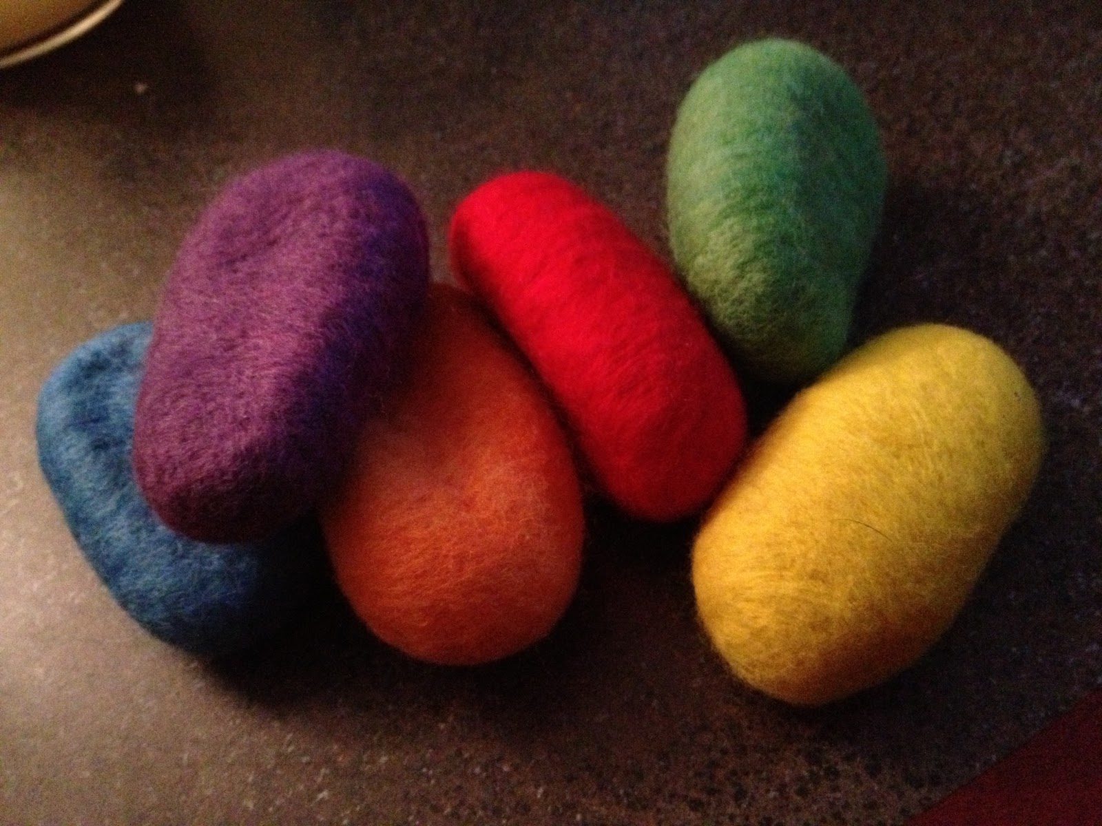 Our Crazy Corner of the World: Waldorf Inspired, set of six, Wool Rock ...