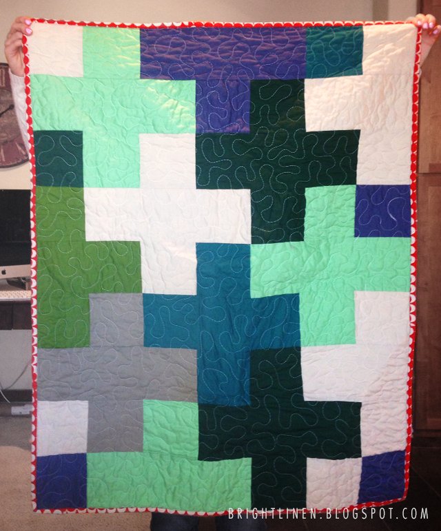 Bright Linen: Plus Baby Boy Quilt