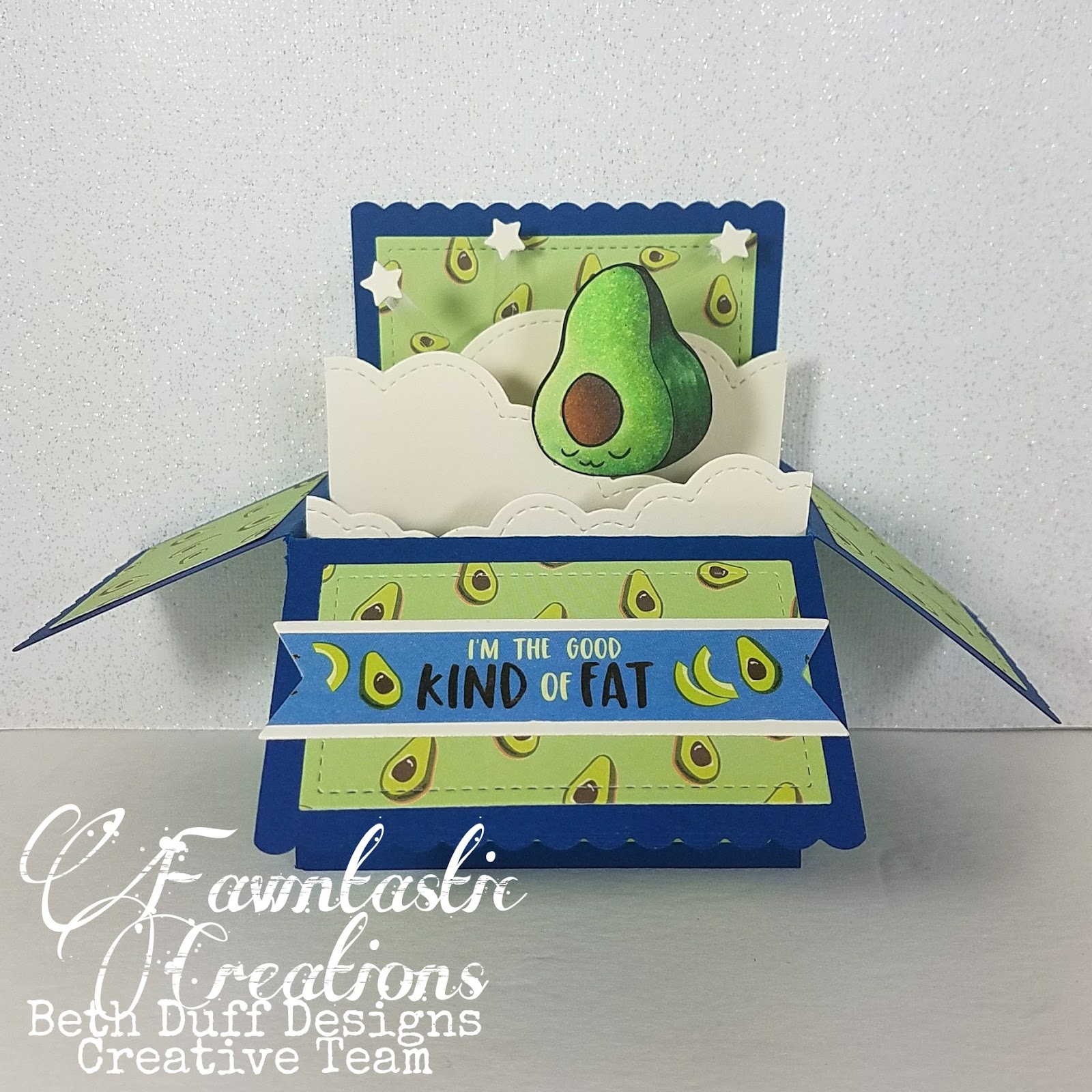 Fawntastic Creations ☆: Avocado Box Card - Beth Duff Designs
