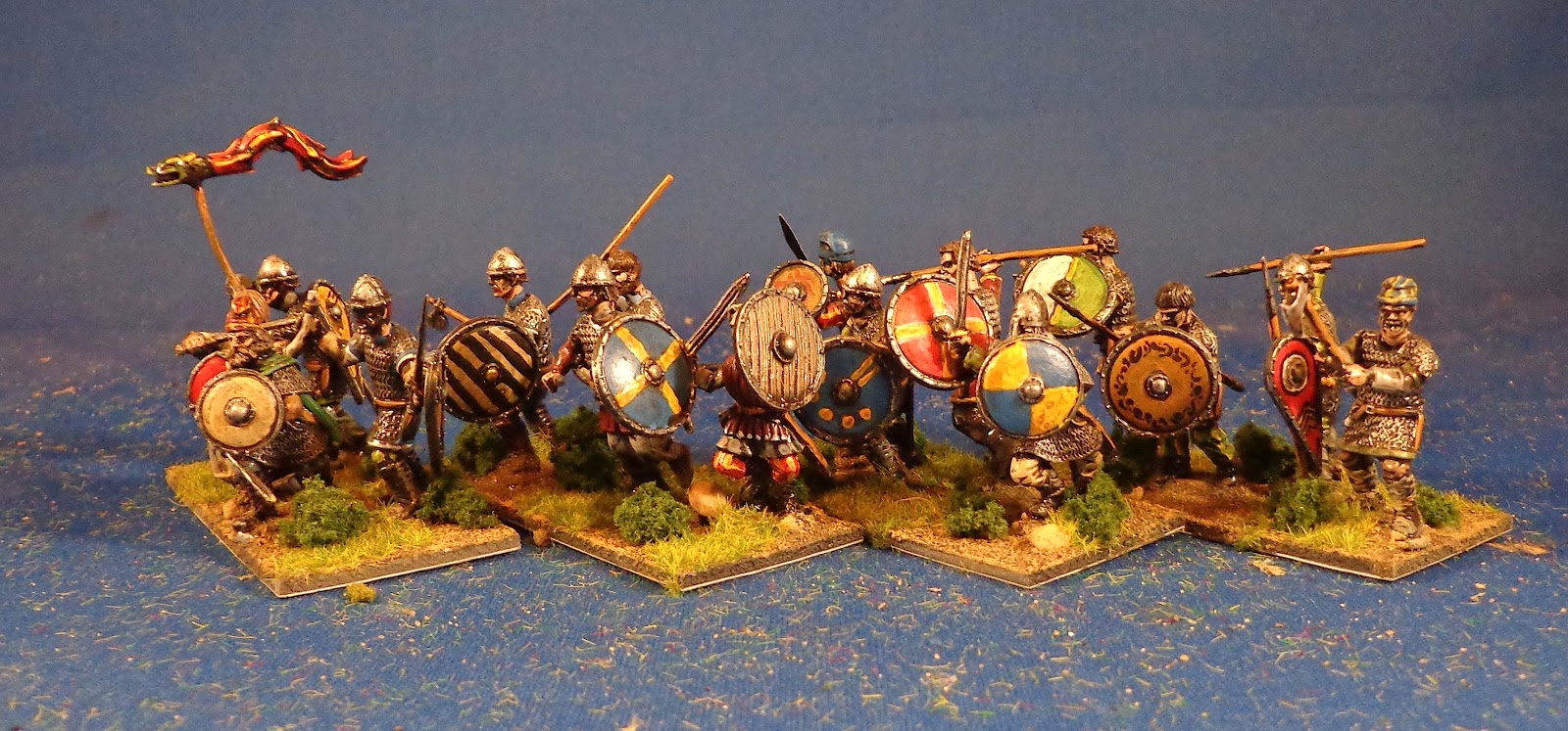 Bob's Miniature Wargaming Blog: FS painted 28mm Saxon Army