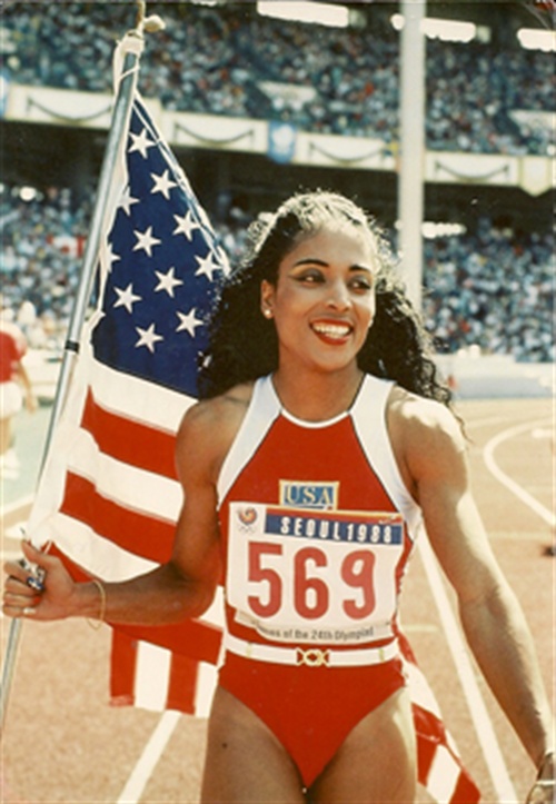 Olympics Maza: Florence Griffith Joyner:USA