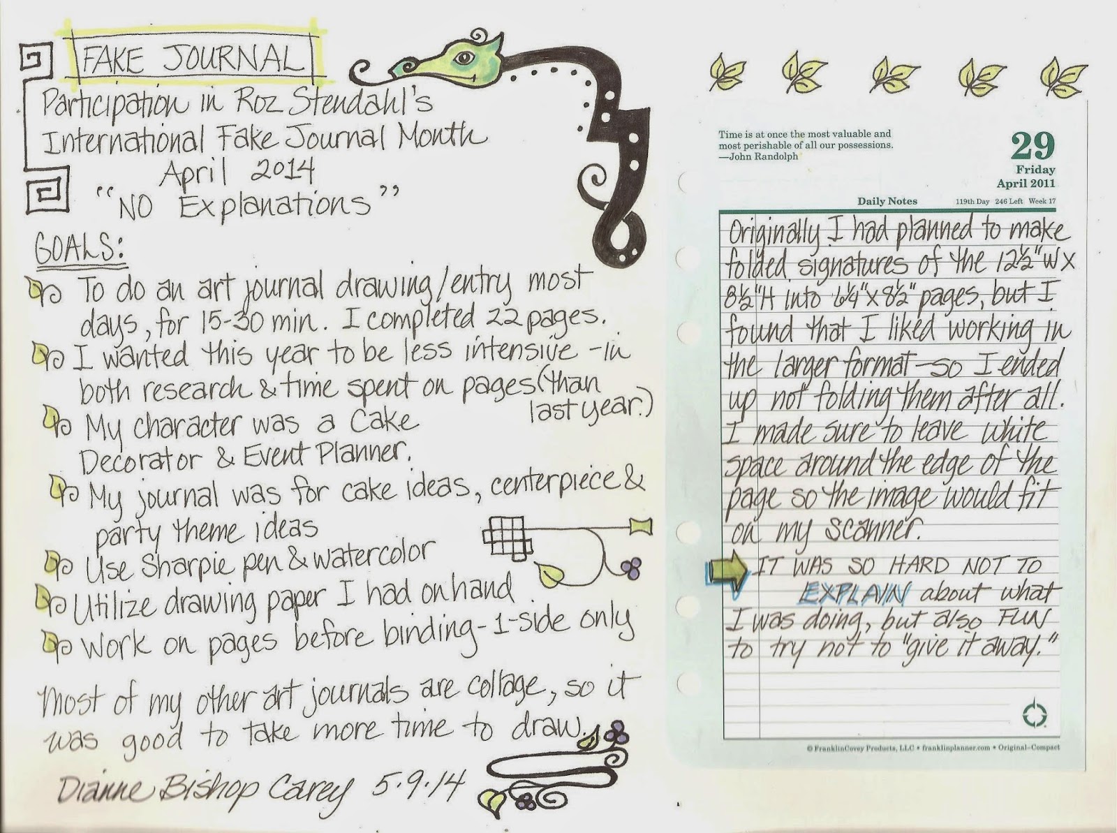 Cottonwood Counterfeit Journal: Fake Journal 2014 Wrap-Up