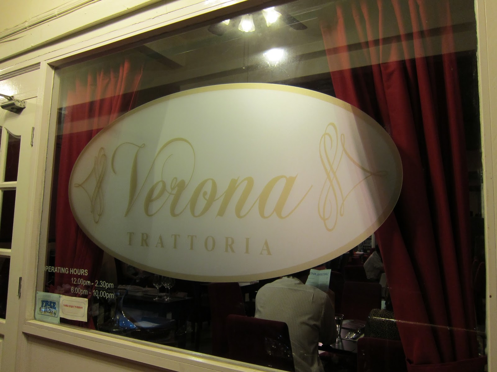 gila makan: Verona Trattoria