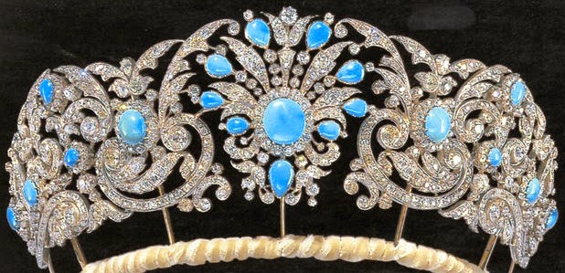 Tiara Mania: Duchess of Teck's Turquoise Parure Tiara
