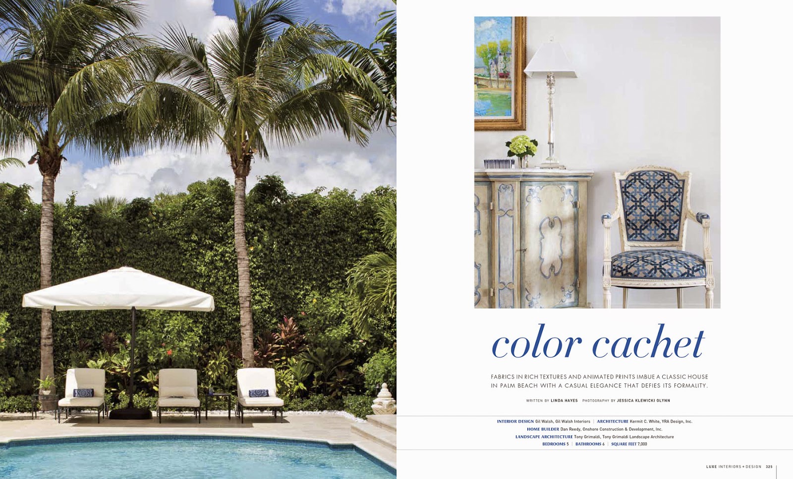 Jessica Glynn: Interior Design by Gil Walsh. Luxe magazine: Winter 2015 ...