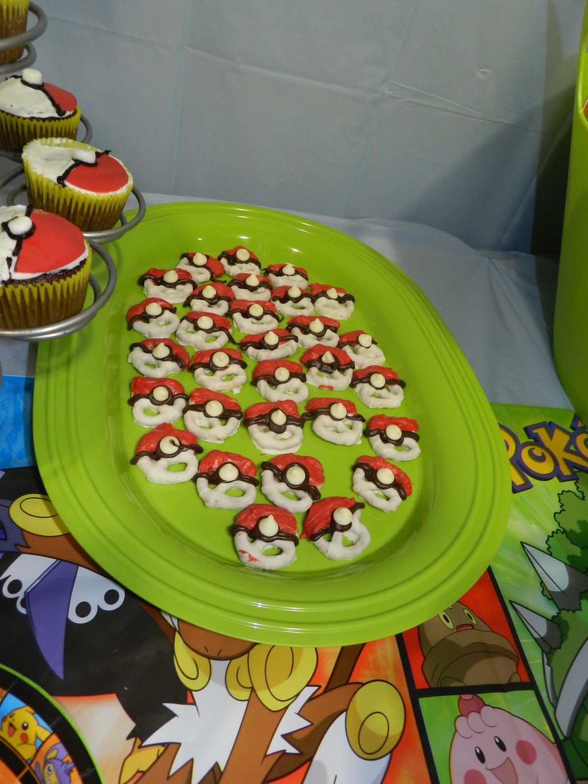 Candy Pretzel Parties: Pokemon Birthday Party