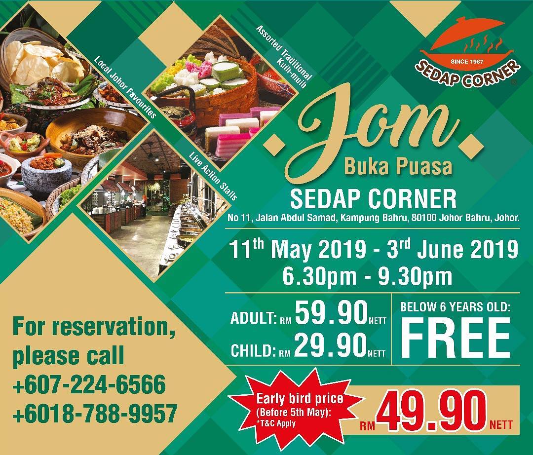 Buffet Ramadhan 2019 di Sedap Corner Johor Bahru
