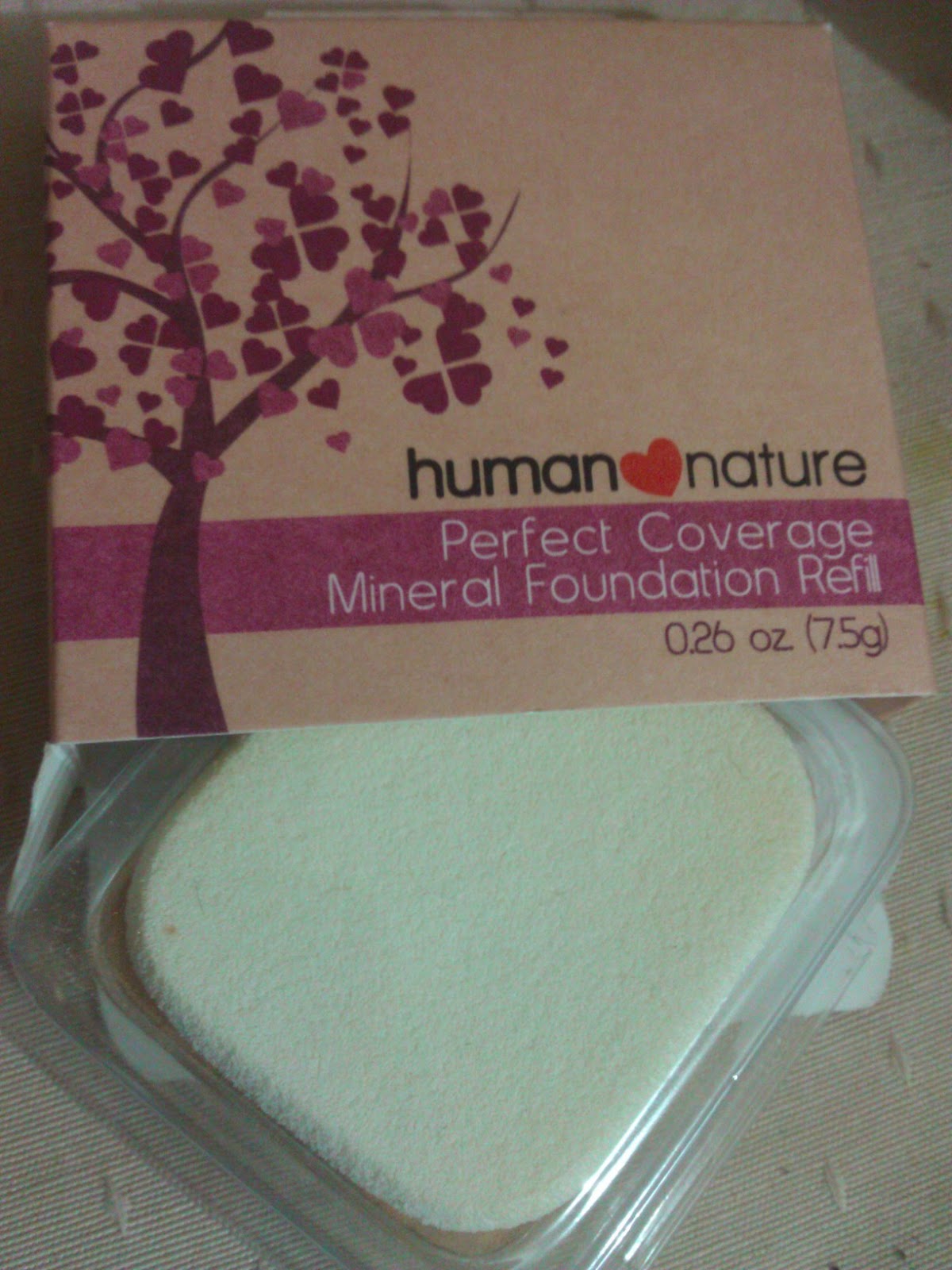 a piece of jewel: Human Nature Perfect Coverage Mineral Foundation