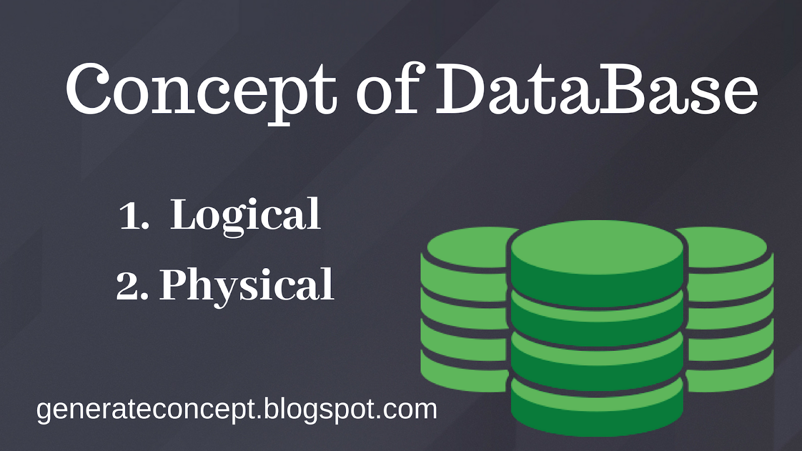 Concept of Database || DBMS