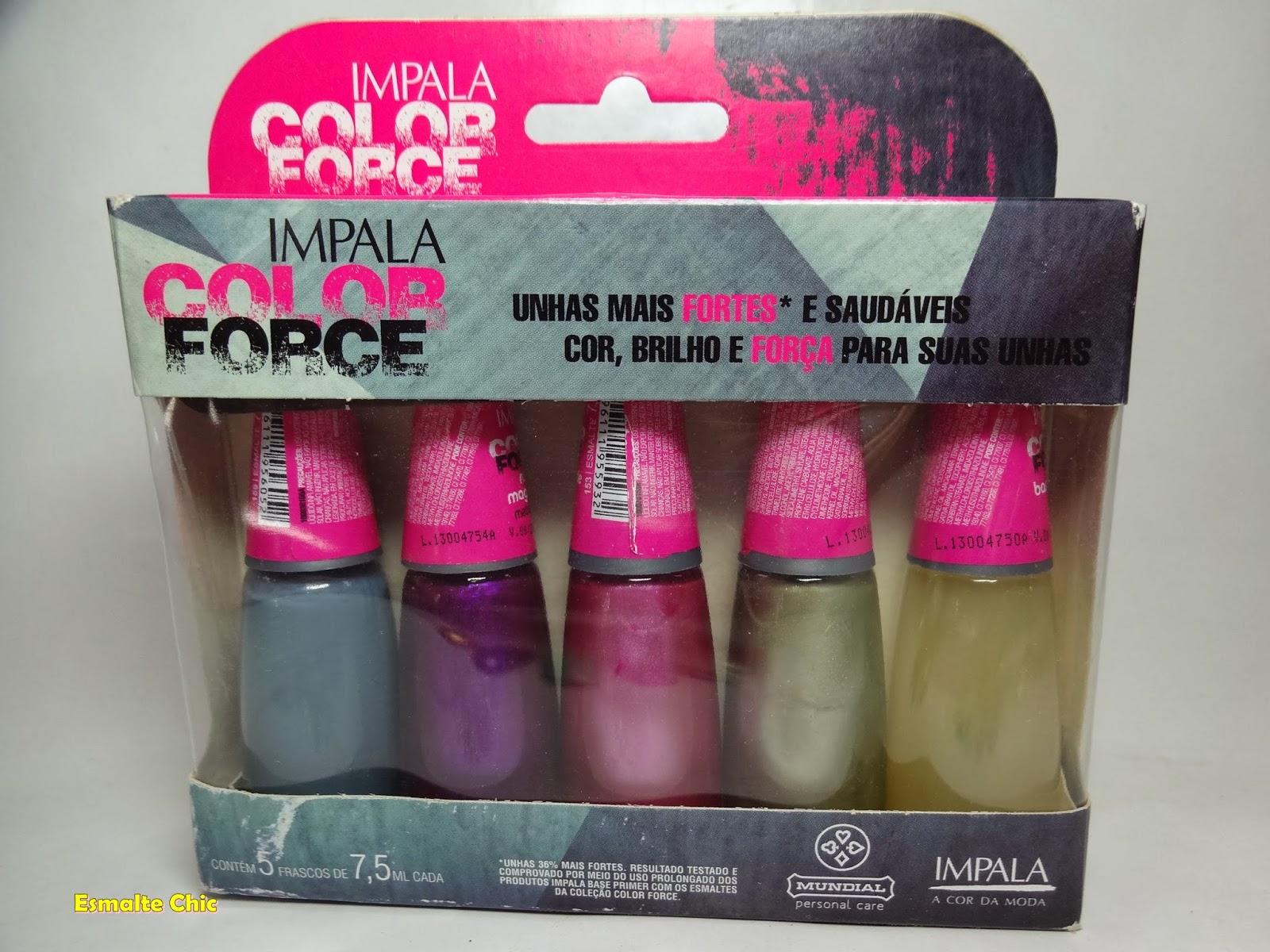 Esmalte Chic: Coleção Color Force, Impala - Swatches