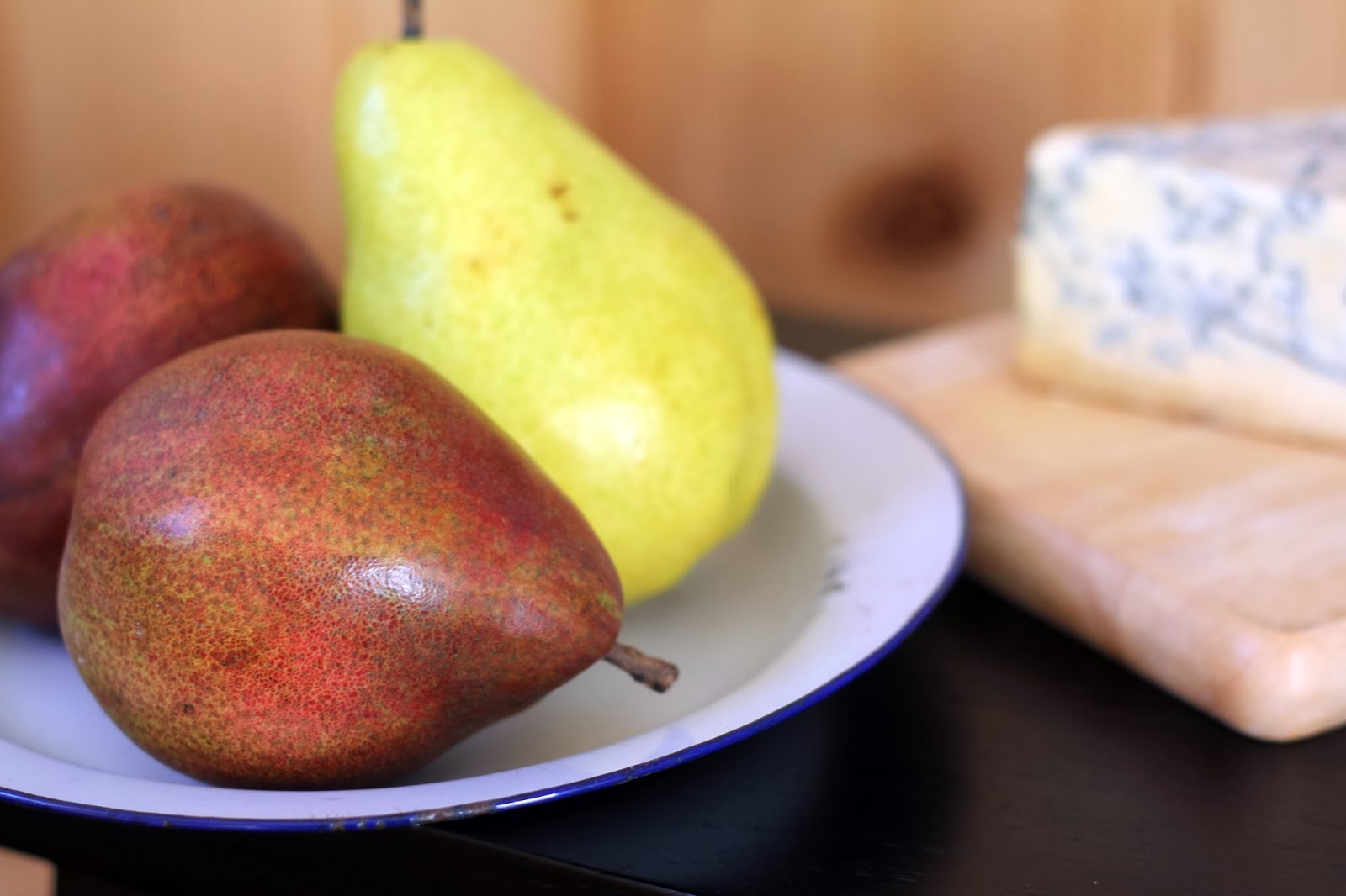 Blue Kale Road: Collard Greens with Pickled Pears