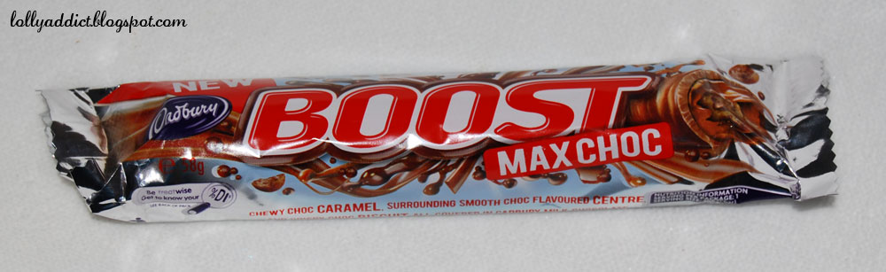 Lolly Addict - Australian Confectionery Reviews: Cadbury Boost Max Choc
