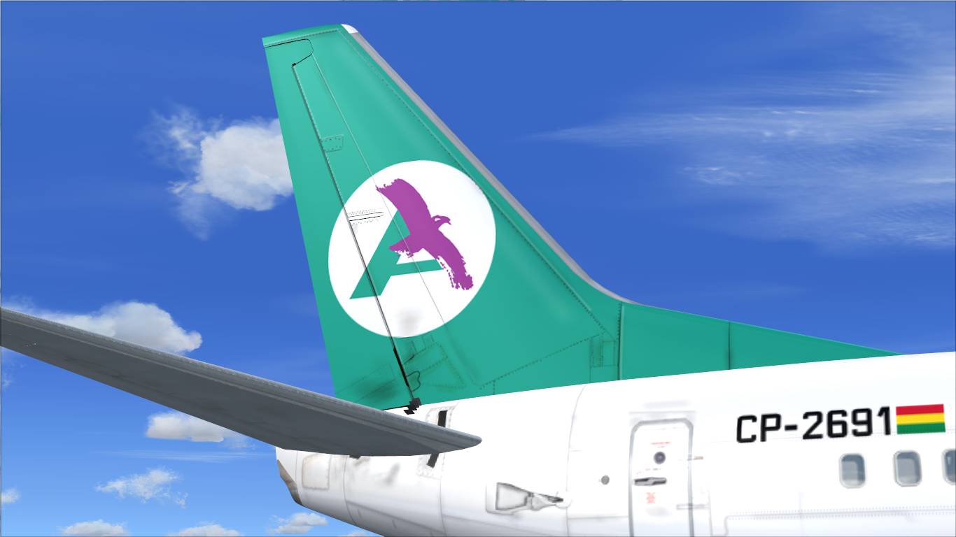 Texturas Brasileiras: Aerosur Boeing 737-300 CP-2691