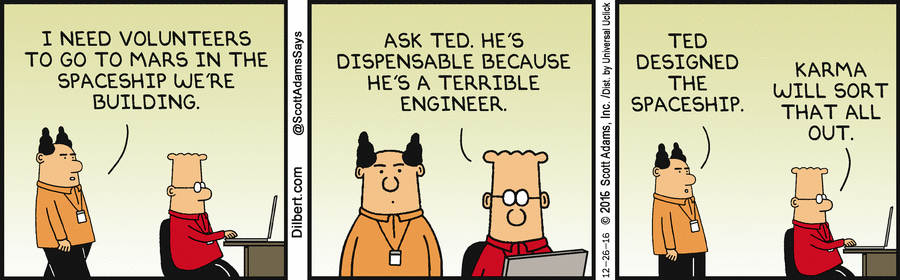 DownWithTyranny!: Dilbert Watch: Okay, "it's called leadership," but is ...