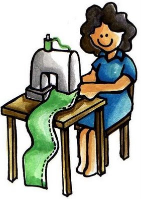 Modista para colorear - Imagui