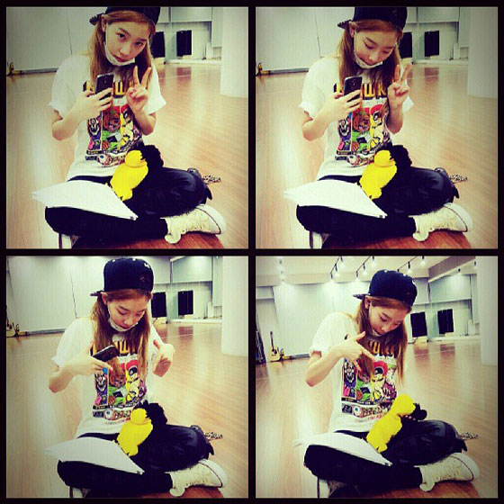 Seohyun_SNSD-소녀 시대: Taeyeon Instagram selca June 2013