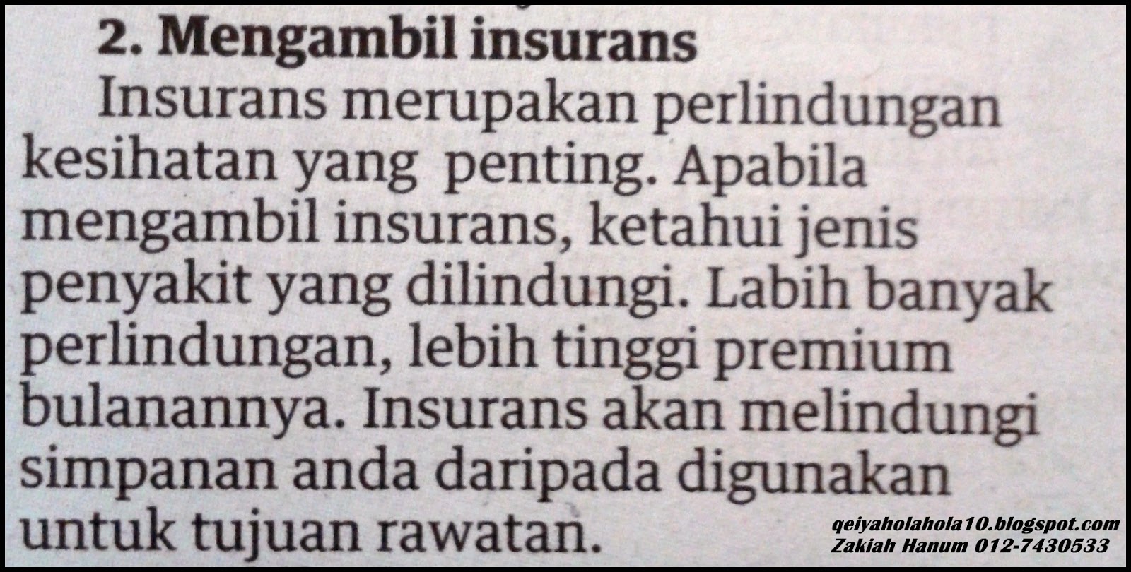Zakiah Hanum Takaful