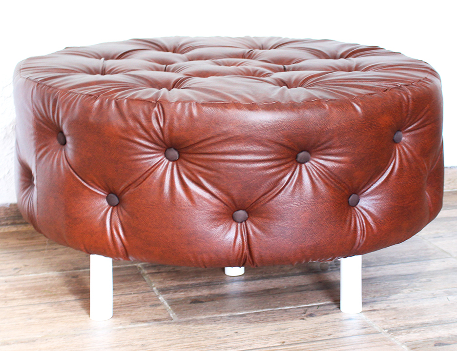 JL Dicas E Tutoriais: PUFE REDONDO FEITO COM PAPELÃO.