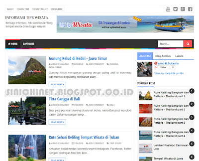 Blog Informasi Tips Wisata | SINICHINET