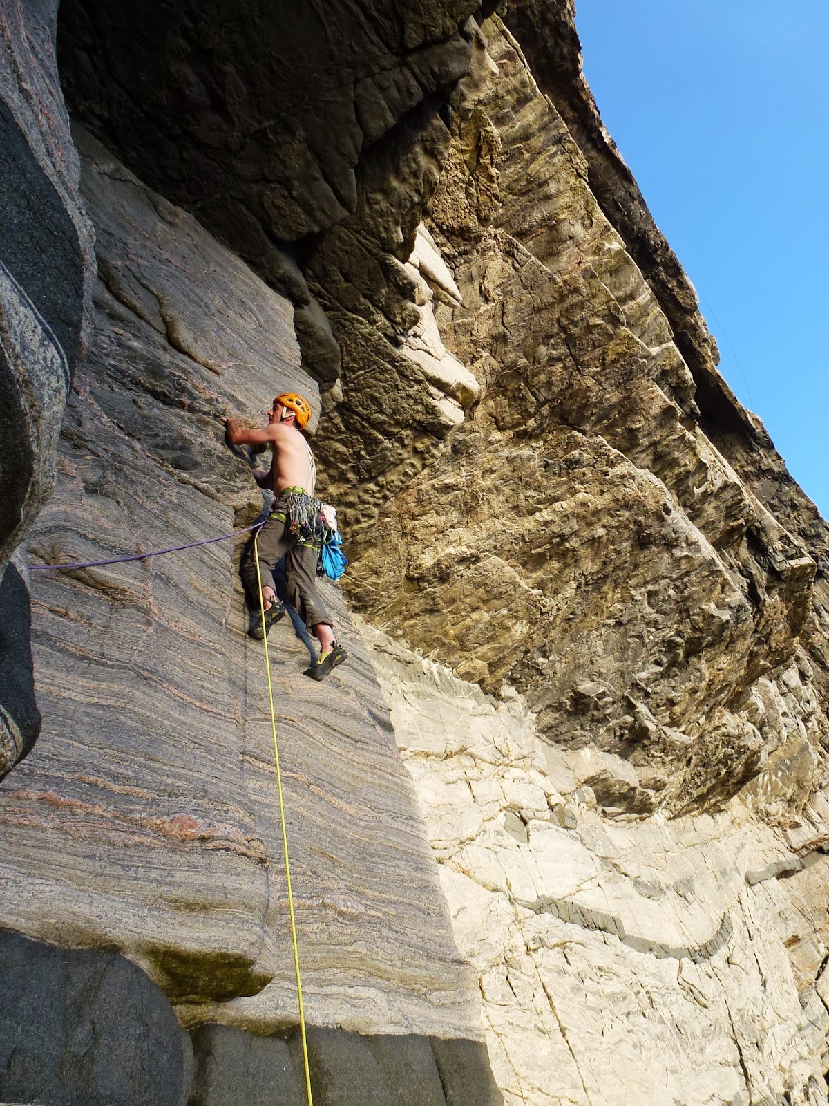 Dave MacLeod blog: The Great Arch, Pabbay, finally free