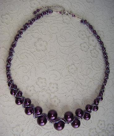 Latin Beads: Purple Pearls