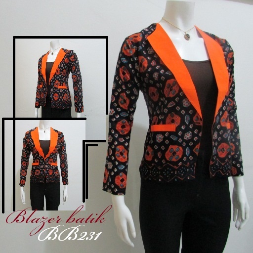 Aneka Model Baju Kerja Wanita Blazer Batik, Modern! | Model Baju Batik ...